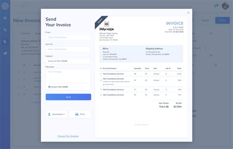 New Invoice Created Ecommerce Web Design Invoice Design Web Ui Design