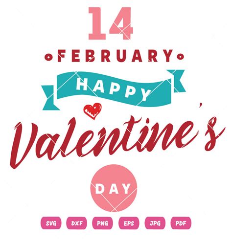 14 Feb Valentine Day Vector Design Shop By Aquadigitizing