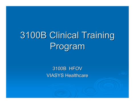 High Frequency Oscillation Ventilation