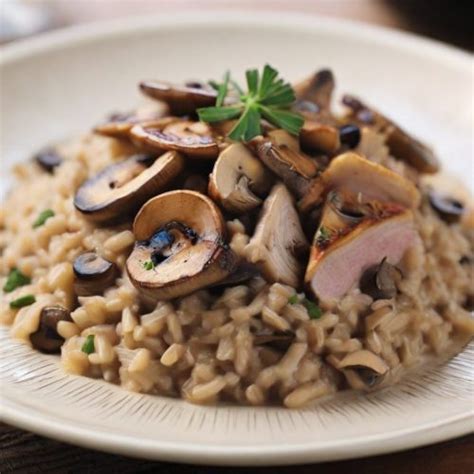Pork And Mushroom Risotto With Pork Broth British Broth Company