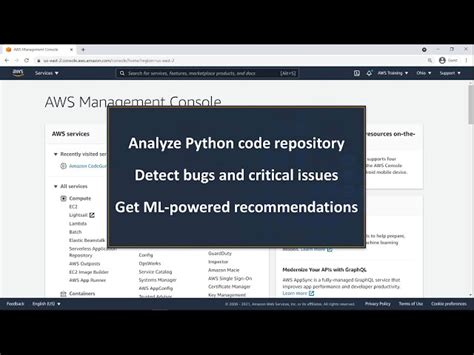 فیلم آموزشی کیفیت کد پایتون خود را با استفاده از Codeguru Reviewer بهبود بخشید خدمات وب