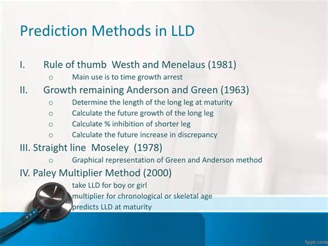 Limb Length Discrepancy Evaluation Ppt