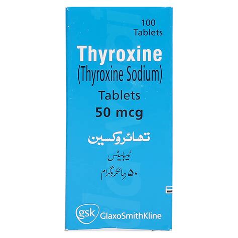 Thyroxine 50mcg Tab— Dawaai Uses Side Effect Price In Pakistan
