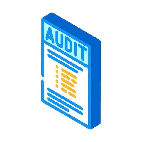 Audit Checklist Isometric Icon Vector Illustration 32830175 Vector Art At Vecteezy