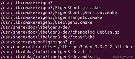 Ubuntu2004安装eigen337、模板类sophus和ceresubuntu终端eigen337 Csdn博客
