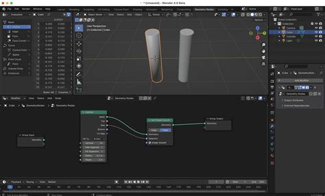 How To Correctly Shade A Cylinder In Geometry Nodes Basics Interface Blender Artists