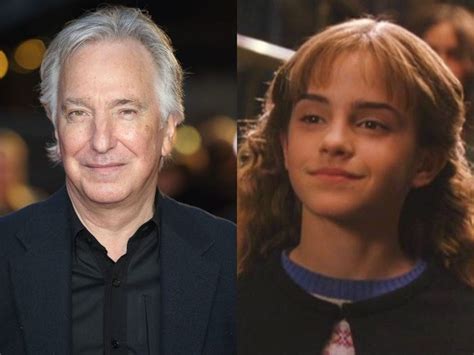 Alan Rickman Criticized Emma Watsons Diction In Harry Potter Films