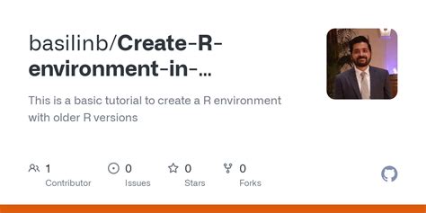 Github Basilinbcreate R Environment In Anaconda This Is A Basic