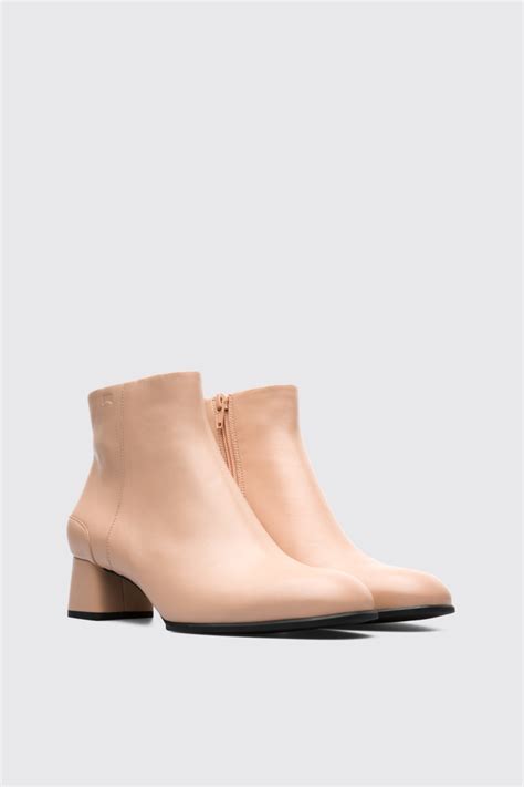 Katie Nude Ankle Boots For Women Autumn Winter Collection Camper Usa