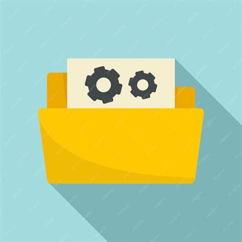 Premium Vector Secret Folder Innovation Icon Flat Illustration Of