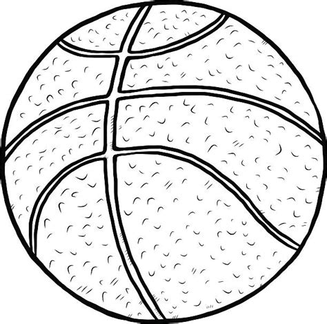 Black And White Basketball Drawings Illustrations Royalty Free Vector