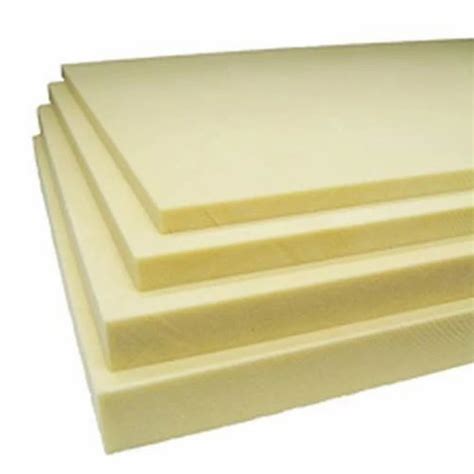 Yellow Flexible Polyurethane Foam Sheet For Mattress Thickness 20 Mm