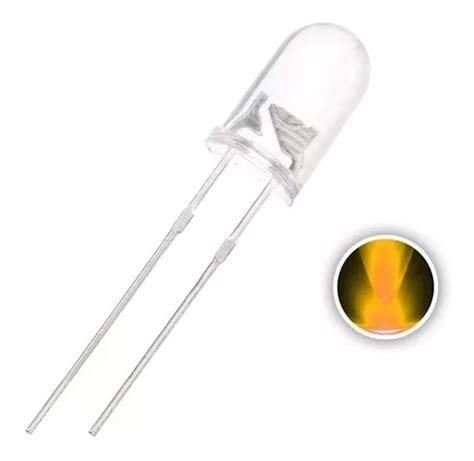 Kit Led 5mm Alto Brilho 100 Amarelo MercadoLivre