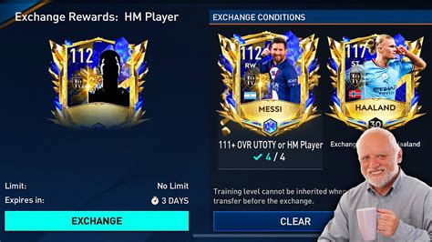 2x HM UTOTY Exchanges Pack 110 Claimed UTOTY Haaland 112 FIFA
