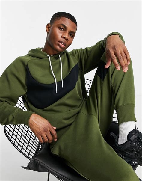 Заказать Худи Худи цвета хаки Nike Swoosh Pack Tech Fleece Nike, цвет ...