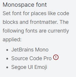 Built In Fonts Don T Show Up Look Invalid In Font Settings Bug