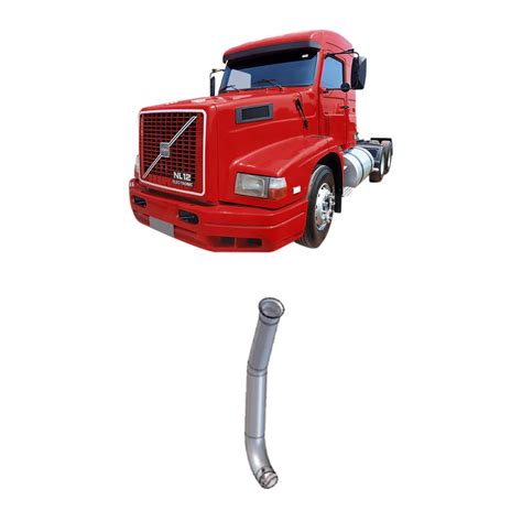 Tubo Escapamento Saída Motor Caminhão Volvo NL EDC 1993 4 Ranchão