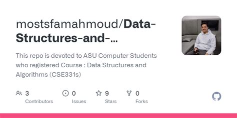 Github Mostsfamahmouddata Structures And Algorithms This Repo Is
