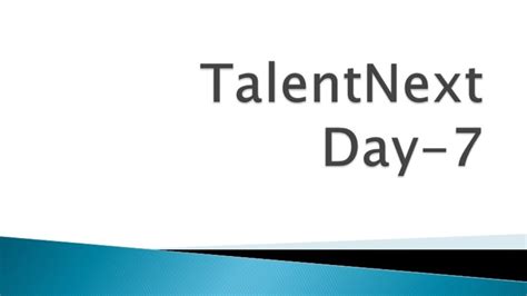 Wipro Talentnext Training On Java Day 7 Youtube
