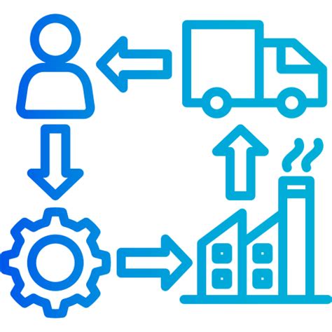 Supply Chain Generic Gradient Outline Icon