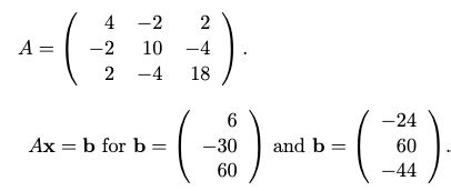 Solved Use Choleski To Solve The Matrix With The Chegg Com