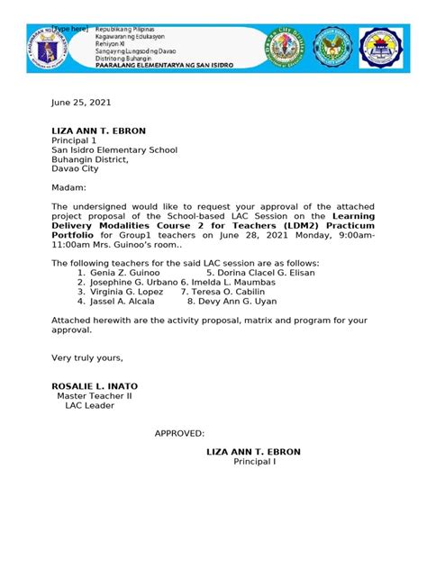 Activity Proposal Of Gad Pdf Learning