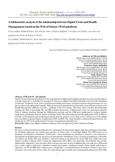 Pdf A Bibliometric Analysis Of The Relationship Between Digital Twins