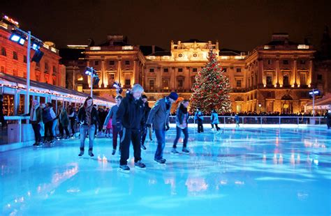 Festive Ice Skating At Somerset House London