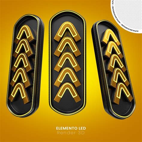 Premium Psd Led Panel 3d Render