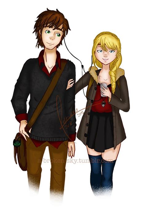 Hiccup And Astrid On Deviantart