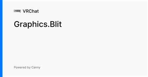 graphics blit voters vrchat
