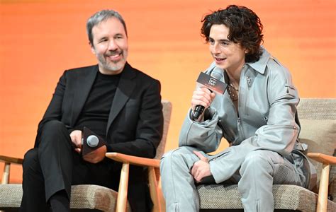 Timothée Chalamet and Denis Villeneuve spoke French to each other on