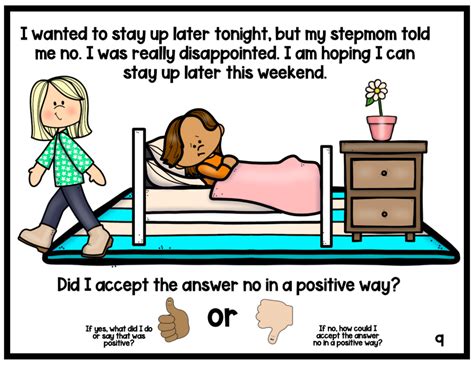 Accepting The Answer No Social Emotional Learning Lesson Annies