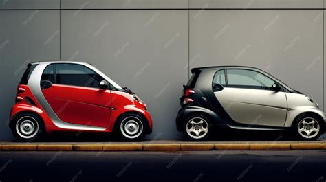 Premium Ai Image Smart Car Flawlessly Parallel Parking Itself In A