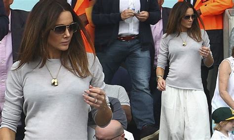 Pregnant Wag Kyly Clarke Supports Michael During 5th Ashes 2015 Test