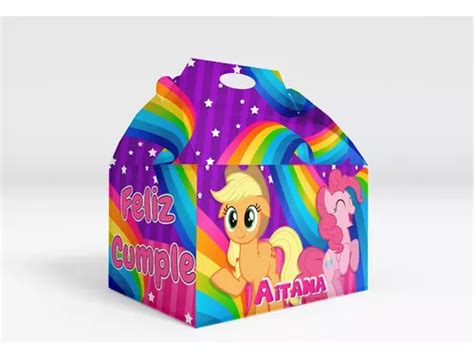 70 Caja Dulcera Bolo Fiesta Infantil Pony Envío Gratis
