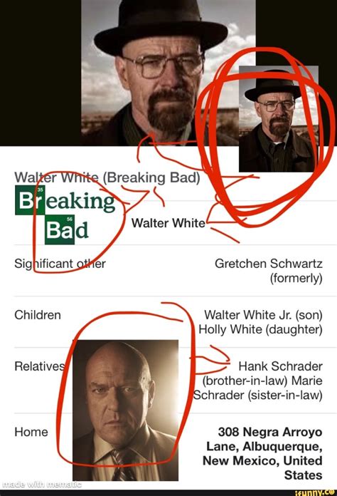 A I Waler Wiite Breaking Bad Eaking Walter White Gretchen Schwartz