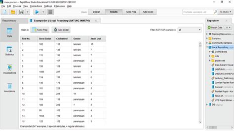 Cara Replace Missing Values Pada Rapid Miner