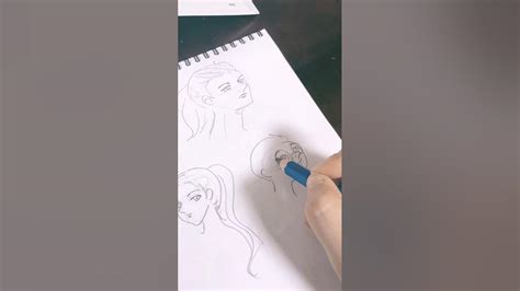 [그림독학] 다양한 얼굴 연습 ️ep 34 그림 드로잉 초보자 그림 포즈 초보드로잉 캐릭터 스케치 크로키 만화 게임 사람 동작 자기계발 Drawing