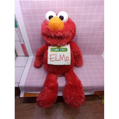 jual boneka elmo sesame street mata keras original 45cm shopee indonesia