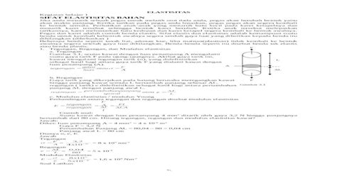 29 Contoh Soal Modulus Elastisitas Ike Hodge