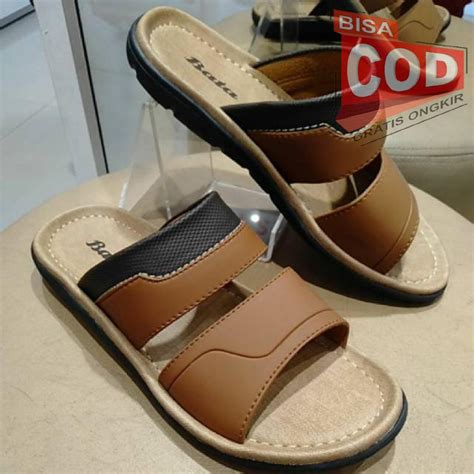 Jual Bata Sandal Pria Slip On Salvador Brown 8714360 Sendal Jepit Bata Sandal Wanita Pria Laki