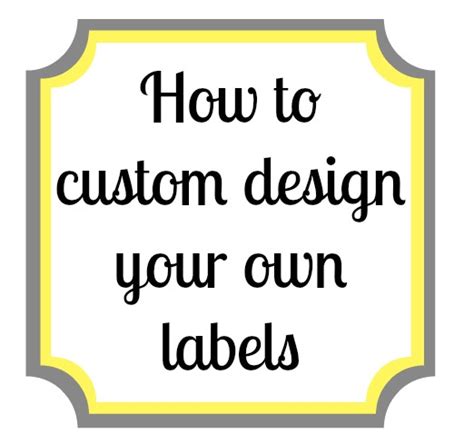 Lewisville Love How To Make Your Own Labels Using Picmonkey