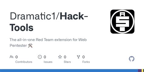 GitHub Dramatic1 Hack Tools The All In One Red Team Extension For Web Pentester