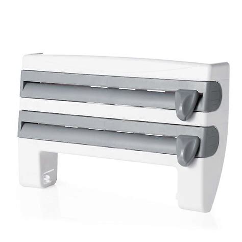 Kitchen Roll Dispenser Foil And Paper Cutter 3 In 1 Paper Foil Roll