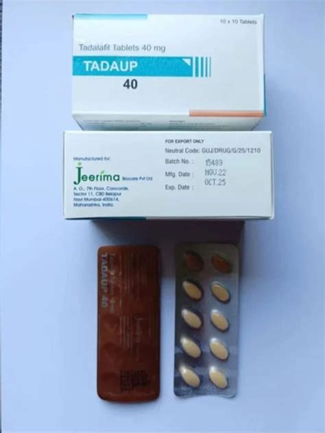 Tadaup 40 Mg Tadalafil Tablets At ₹ 350stripe Netaji Market Nagpur