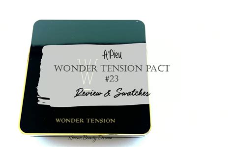 [A'Pieu] Wonder Tension Pact Moist #23 | Korean Beauty Dream