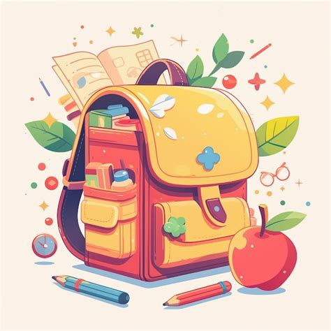 The Excitement Of Starting A New School Year Premium Ai Generated Vector