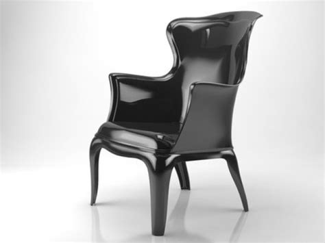 Polycarbonate Armchair 3d Model