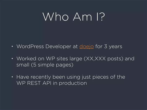 Wp Rest Api Adding Your Own Endpoint Ppt